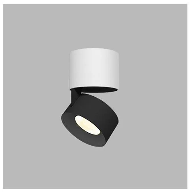 Stropní natáčecí a výklopné bodové LED světlo KLIP ON - bílá, černá, 3000 K