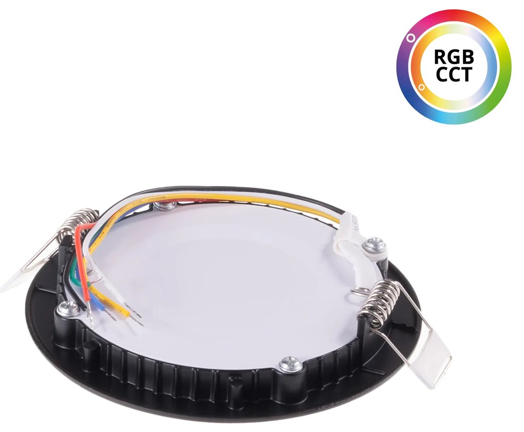 T-LED 102338 LED panel 24V 9W RGBCCT 24KB9 kulatý RGBCCT