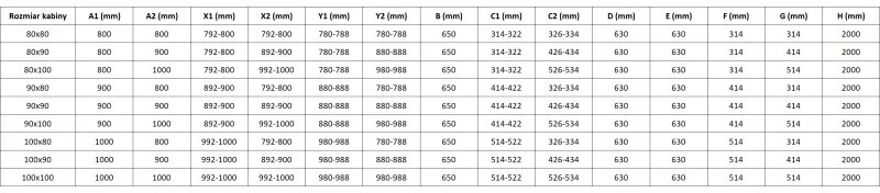 Mexen Lunar, L pětiúhelníkový sprchový kout naklápěcí doleva 100 x 100 cm, 8mm čiré sklo, zlatý profil, 831L-100L-100P-50-00-L
