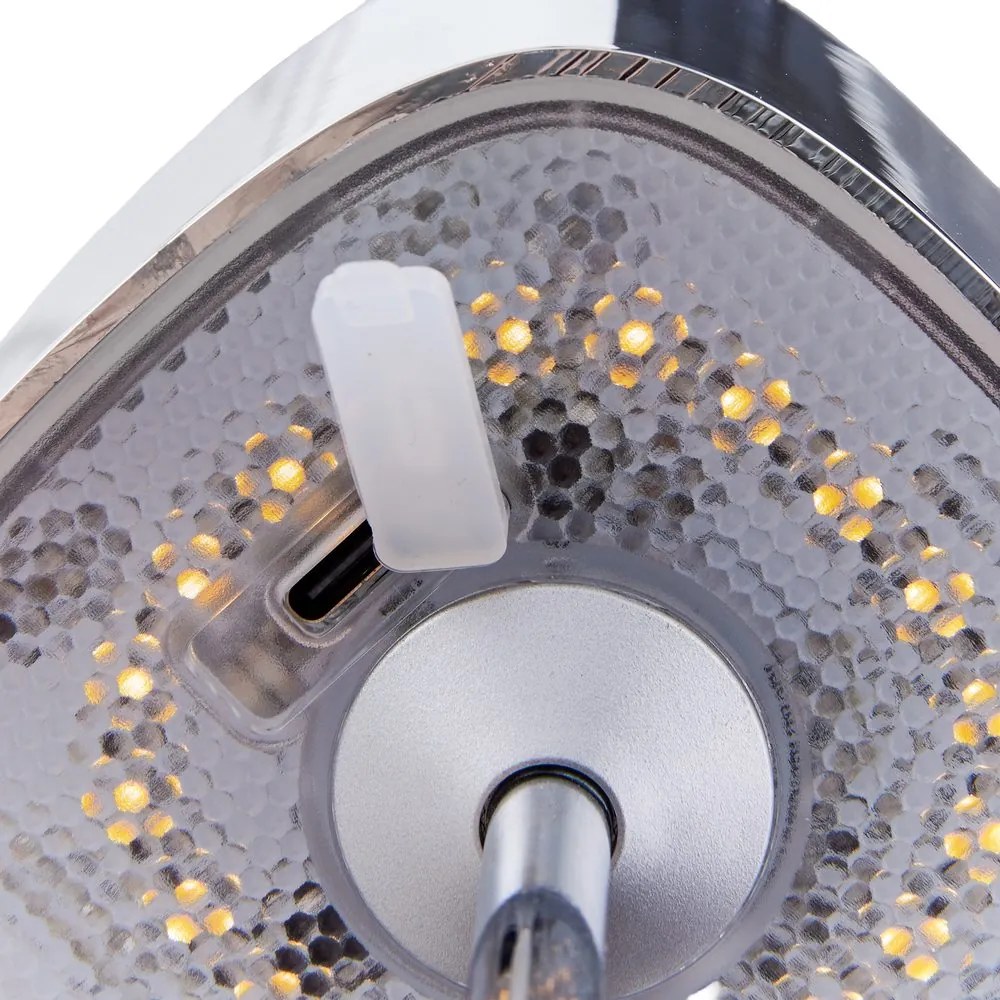 MIRAGE LED Stolní lampa - stříbrná