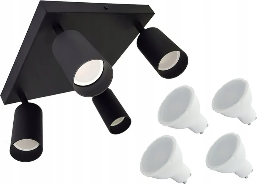 Lampa Nástěnná Lampa nastavitelná kw SPOT4+GU10 7W