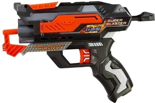 LEAN Toys Rozkládací pistole na pěnové šipky s maskou