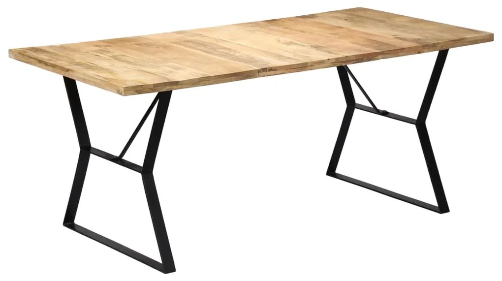 Jídelní stůl 180 x 90 x 76 cm masivní mangovníkové dřevo,  247945