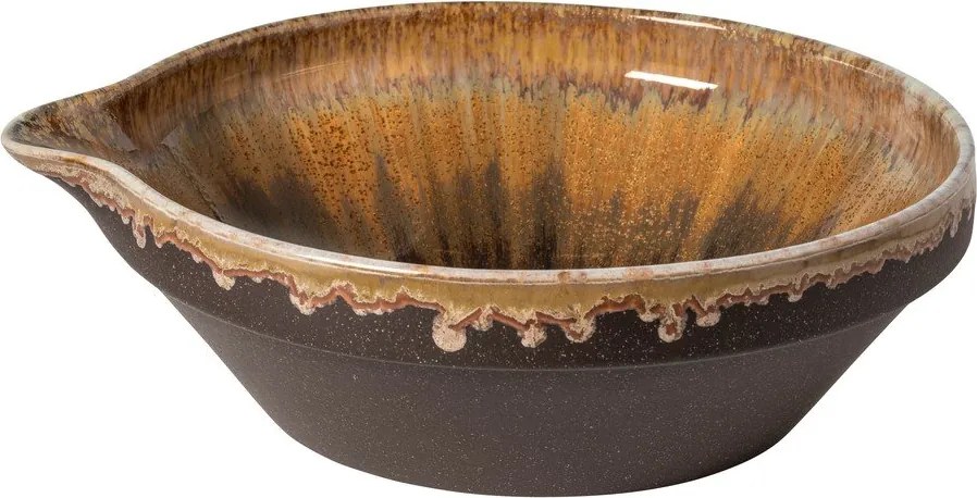 Tmavě hnědá mísa z kameniny Poterie – Casafina
