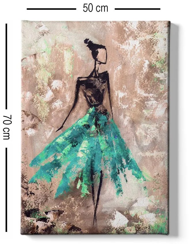 Obraz na plátně Ballerina 50x70 cm