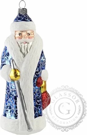 Vánoční figurka Santa s berlou