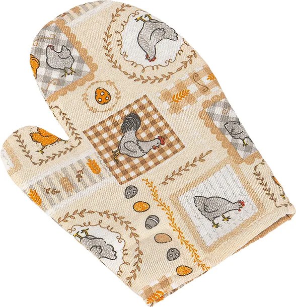Bellatex Kuchyňská chňapka - Velikonoce Oranžová,Béžová 28x18 cm
