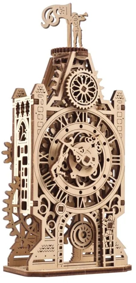 Ugears 3D mechanické puzzle Hodinová věž 44 ks