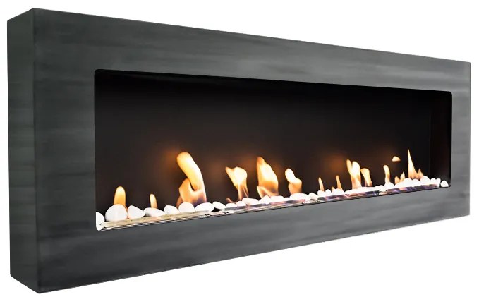 BIO FLAME biokrb Easy L Close Patina Šedá 115x40 cm