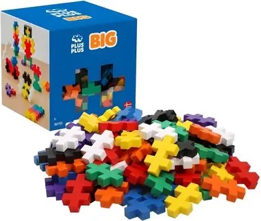 PLUS-PLUS Stavebnice BIG Basic Mix / 100 dílků / základní barvy