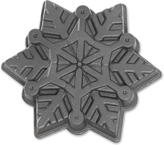 Forma na pečení ve stříbrné barvě Nordic Ware Snowflake, 1,4 l