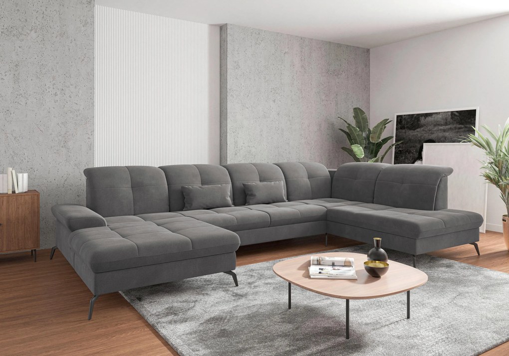 XXXLutz SEDACÍ SOUPRAVA, textil, šedá Sit & More - Sedací soupravy - 000144011565