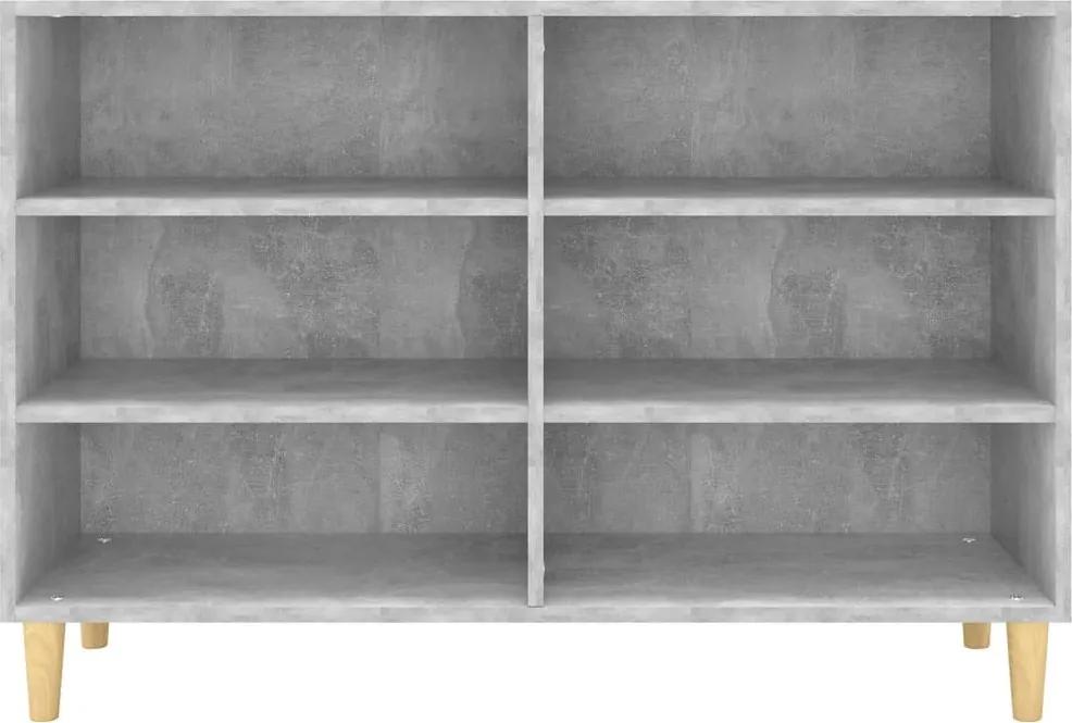 vidaXL Příborník 103,5 x 35 x 70 cm dřevotříska [806035] Barva: Betonová šedá