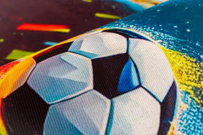 Protiskluzový herní koberec FootBall vícebarevný