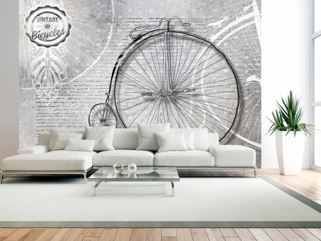 Tapeta historický bicykl ll. (150x105 cm) - Murando DeLuxe