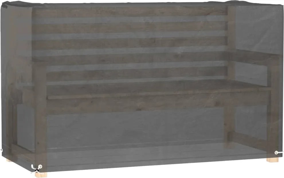 Plachta na zahradní nábytek s 8 očky 125x55x75 cm obdélníková 319286