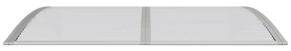 Vchodová stříška šedá 150 x 100 cm polykarbonát,  153570