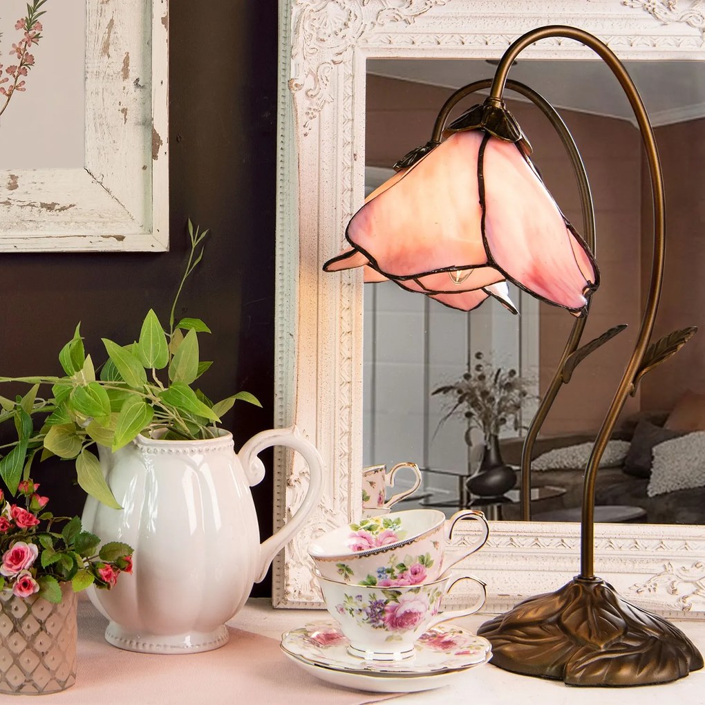 Stolní lampa Tiffany - Ø 31*48 cm 1x E14