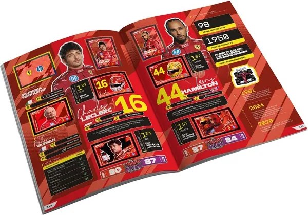 Samolepky Topps F1 2025 Special Anniversary Edition