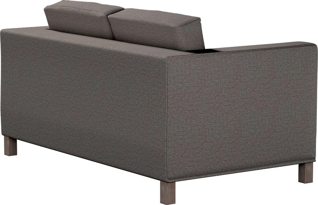 Potah na pohovku IKEA Karlanda 2-místná, krátký barva šedá látka pletený vzor
