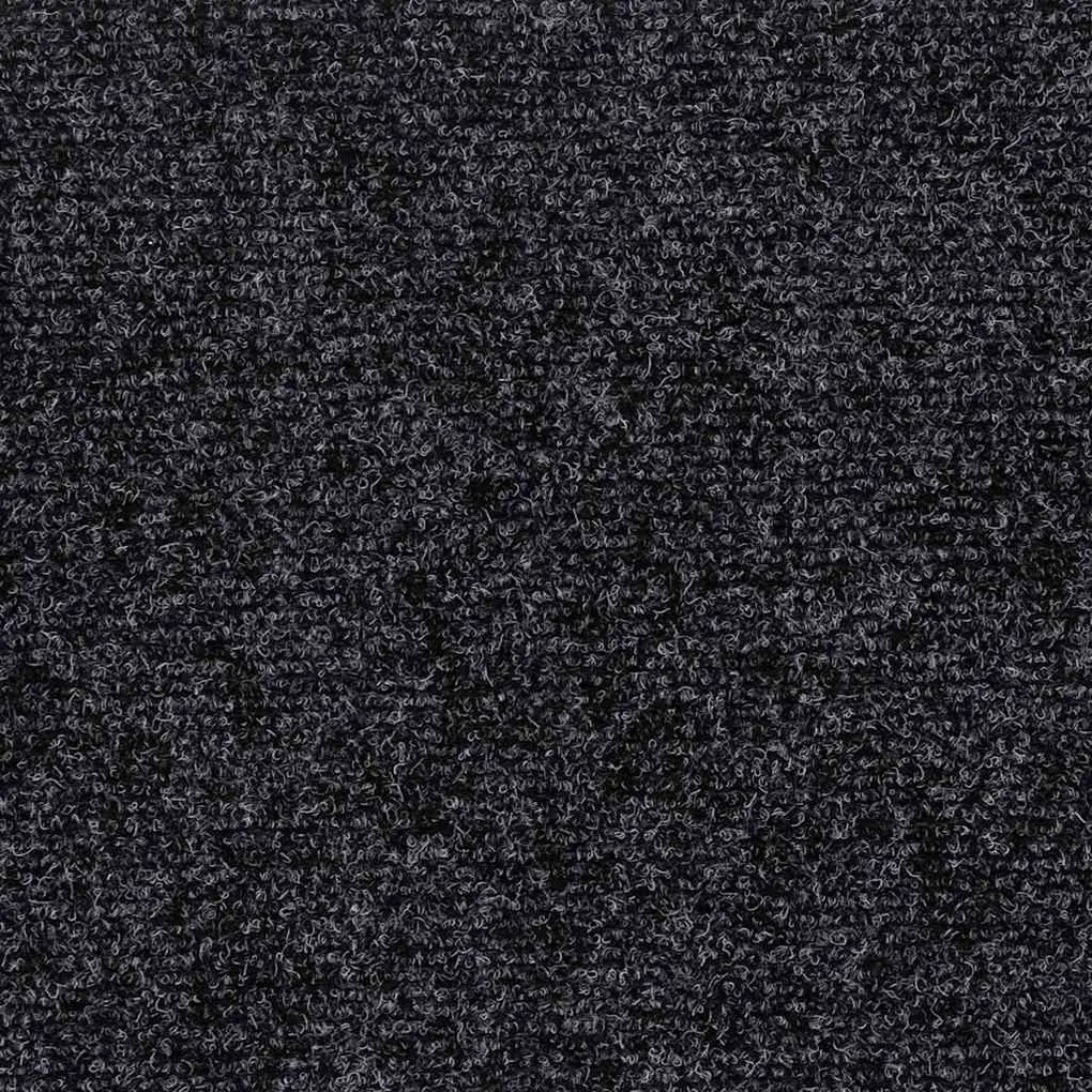 Schodové rohože samolepicí 30 ks 60 x 25 cm tmavě šedé obdélníkové 3365704