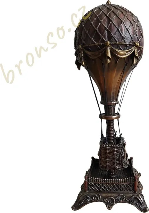 Stolní hodiny horkovzdušný balón – dekorativní hodiny, Veronese WU76967A4