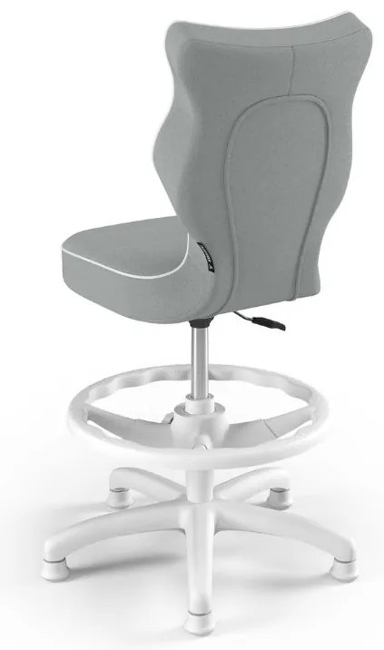 Dětská ergonomická židle k psacímu stolu ŠEDÁ Zvolte rozměr: dítě 119 - 142 cm (výška stolu 71 - 82 cm)