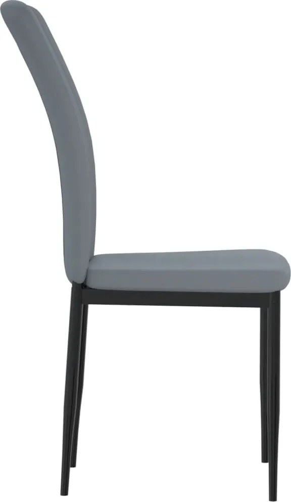 vidaXL Jídelní židle 2 ks samet [326093] Barva: světle šedá