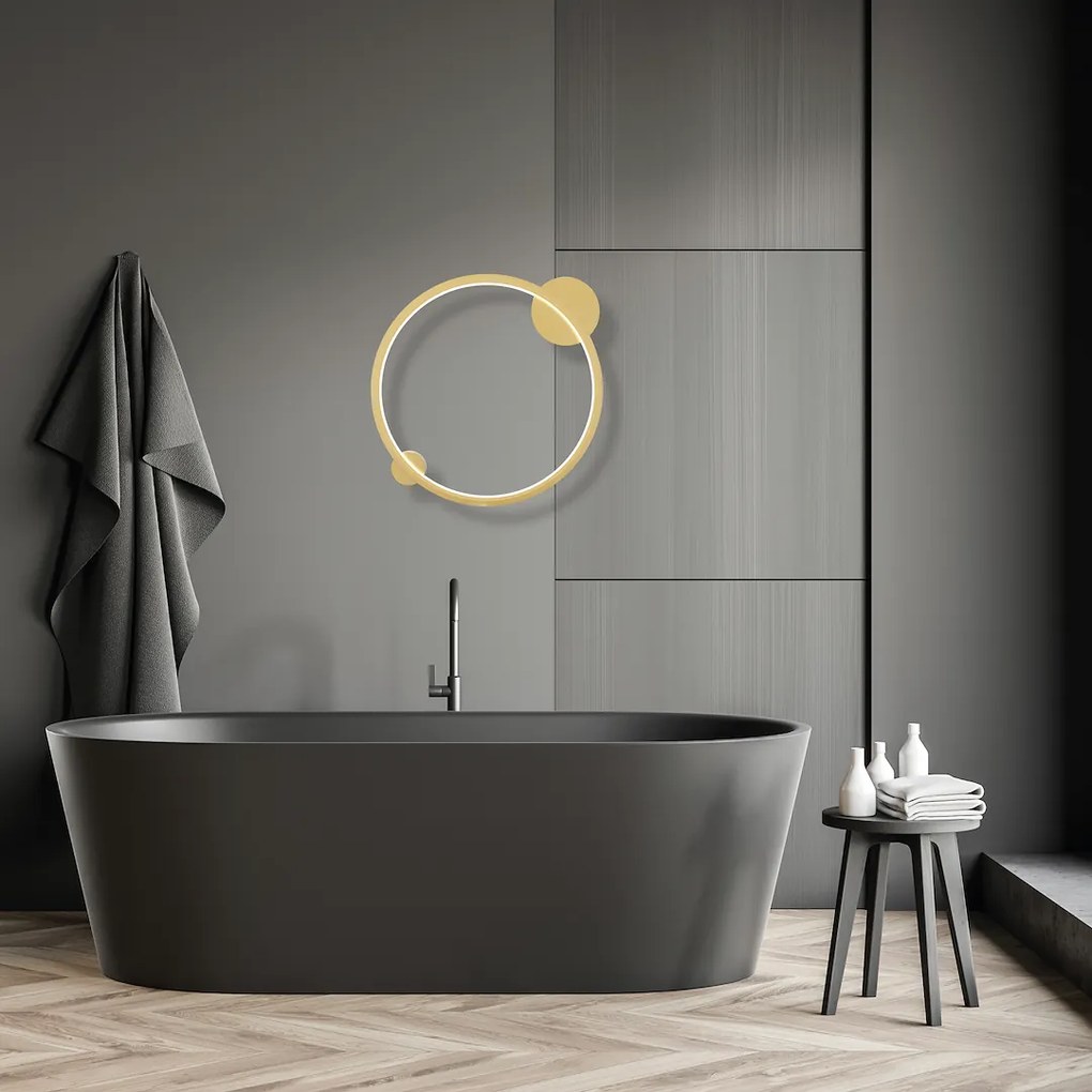 Nástěnné LED svítidlo Saturno2, 1x LED 25w, 4000k, g