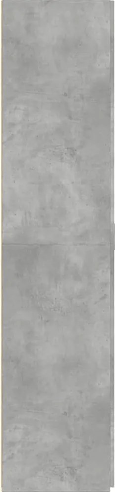 Skříň highboard betonově šedá 70x42,5x185 cm kompozitní dřevo 3281423
