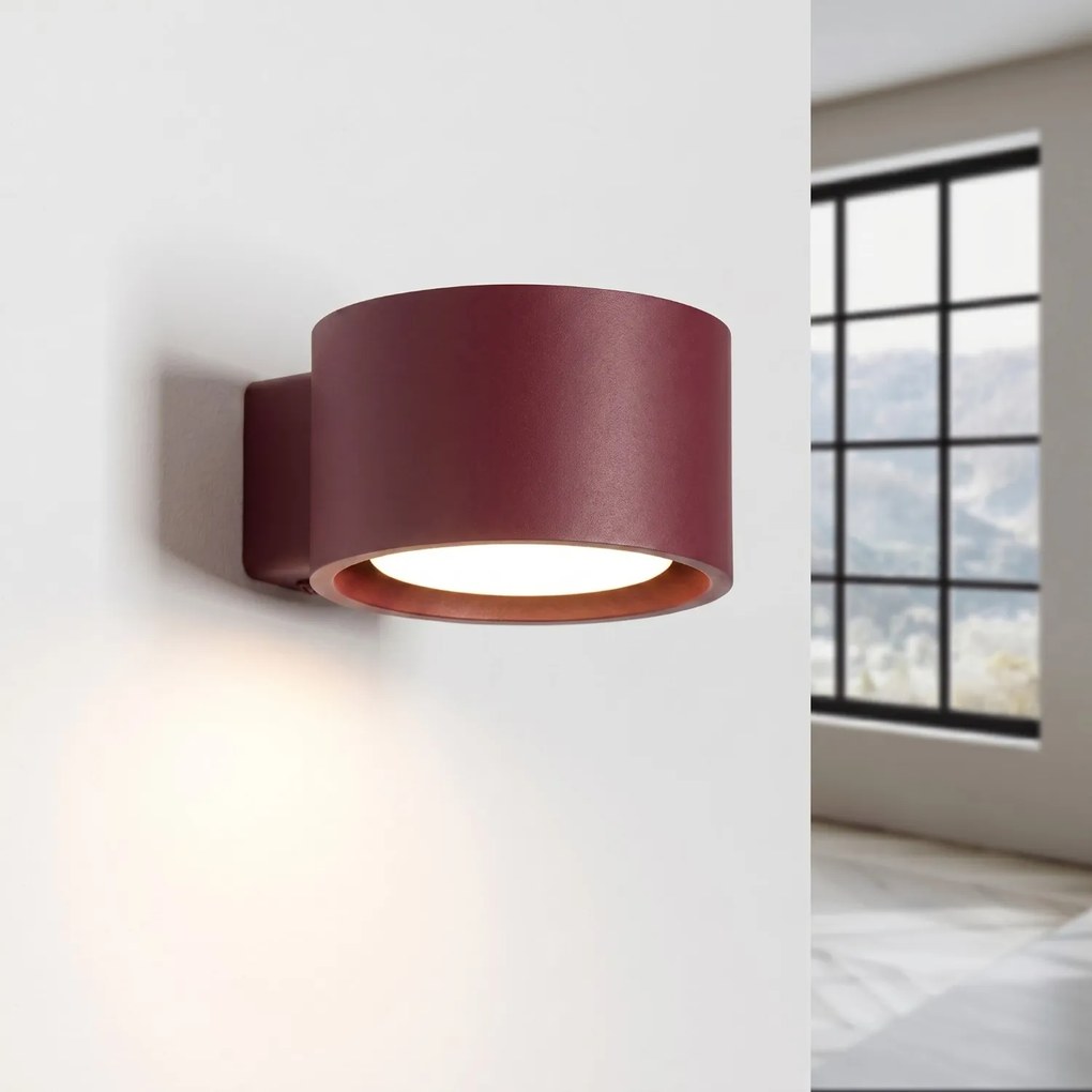 Sollux Lighting Nástěnné svítidlo MODO 1 bordó GX53