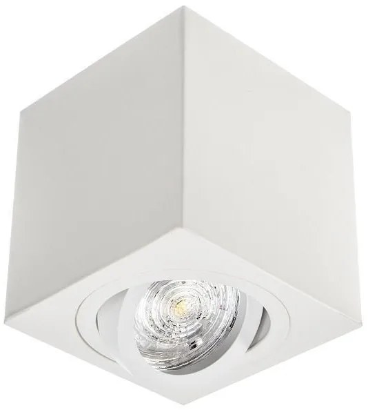 PREMIUMLUX Podhľadové bodové svietidlo štvorcové CUBE GU10 biele