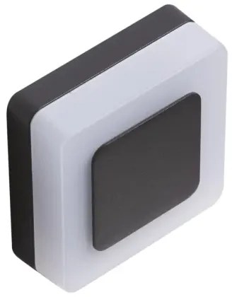 LED vnější nástěnné osvětlení Enok Square 3000K černé