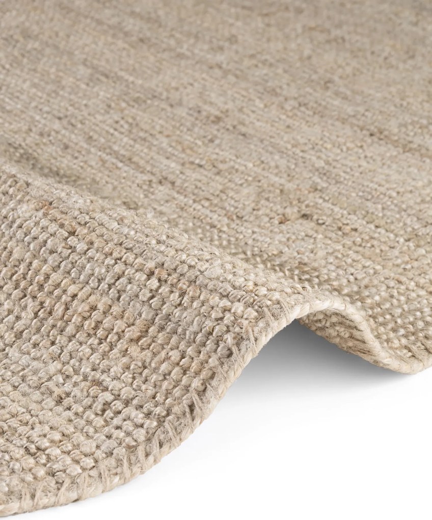 Hanse Home, Kusový koberec Jaipur 105973 Ivory/White kruh, 200x200 (průměr) kruh, béžová, chodba / předsíň