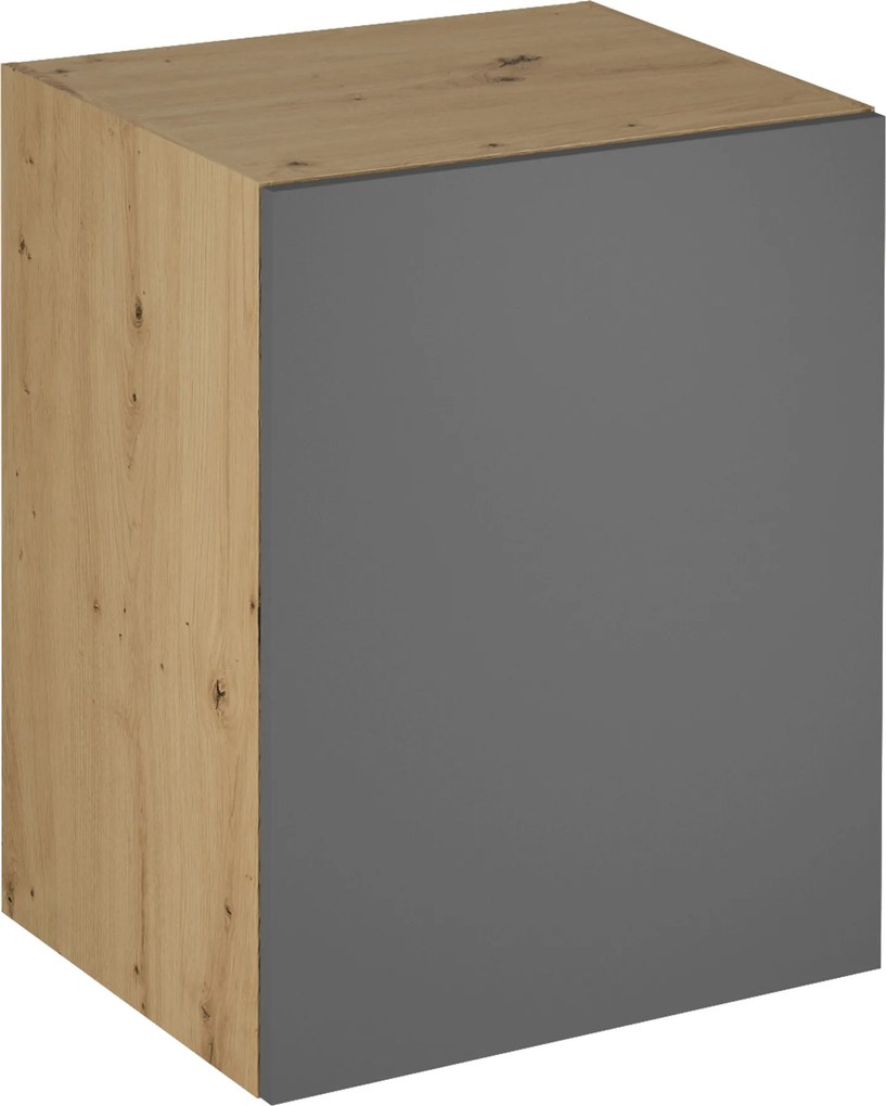 Horní skříňka, dub artisan/šedý mat, univerzální, LANGEN G60G