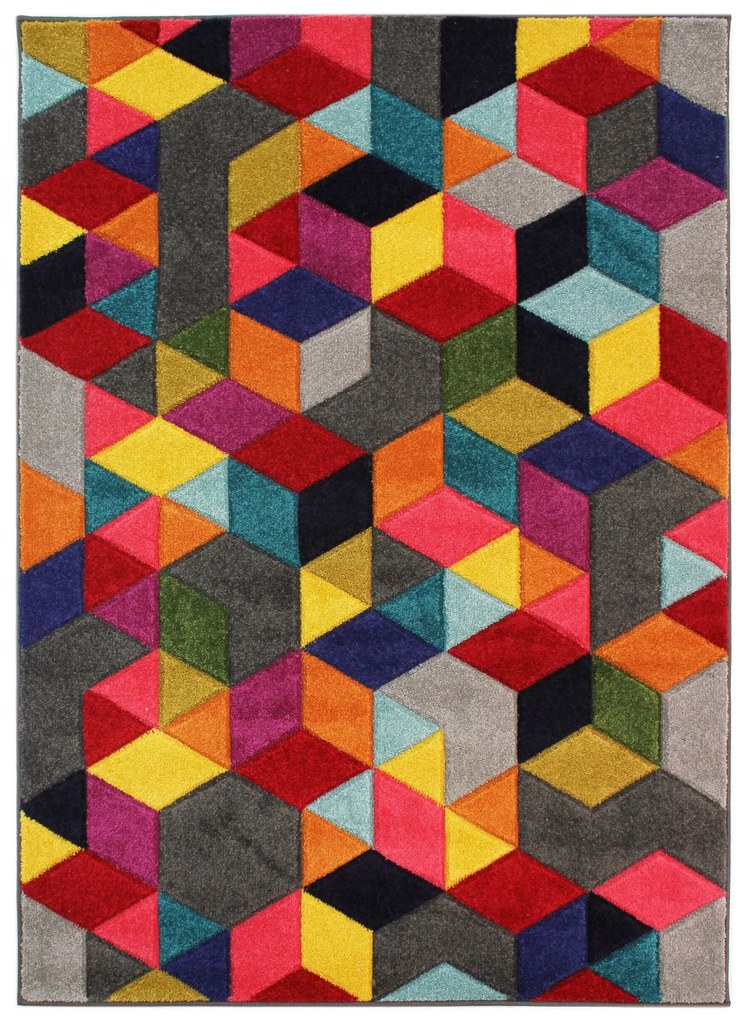 Flair Rugs koberce Kusový koberec Spectrum Dynamic Multi - 200x290 cm