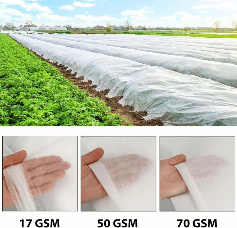 Netkaná agrotextilie 3,2m x 50m, extra pevná, bílá SPRINGOS AG0003