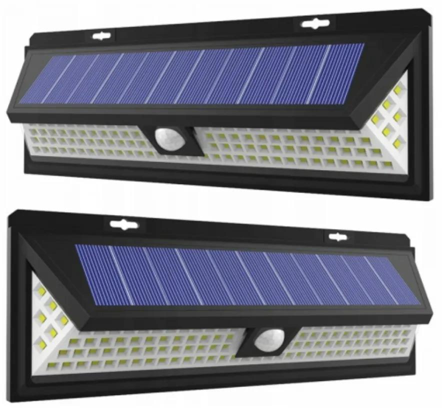 Solární osvětlení 118 LED se senzorem pohybu a soumraku