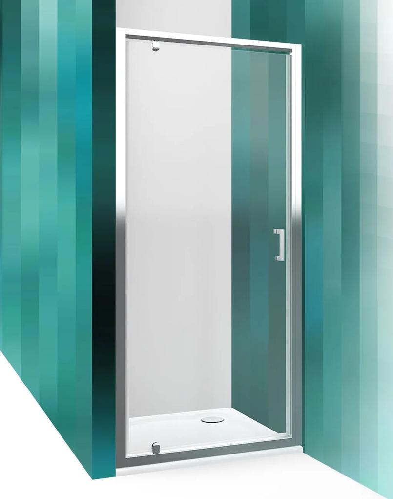 ROLTECHNIK Sprchové dveře jednokřídlé pro instalaci do niky LLDO1/900 brillant/transparent 551-9000000-00-02