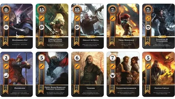 No Loading Games Gwent Legendary Ballad Nilfgaard - EN Černá/zlatá