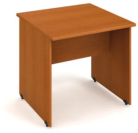HOBIS Stůl jednací rovný UNI, 800 x 800 x 755 mm, třešeň