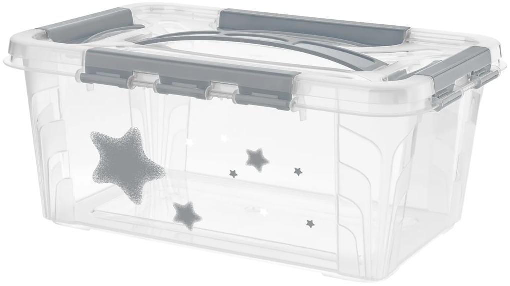 Keeeper Domácí úložný box "Stars", Kosmická šedá Malý