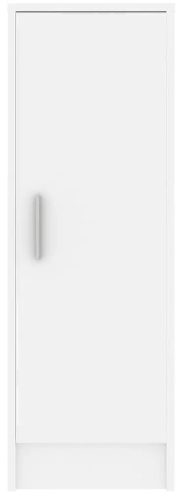 Botník bílý 32 x 35 x 92 cm dřevotříska - Default Title