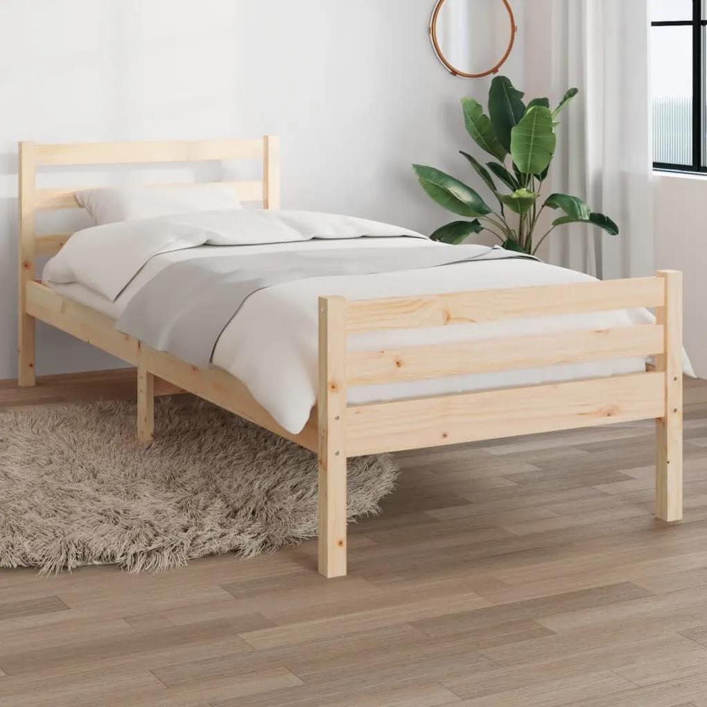 vidaXL Rám postele masivní dřevo 100 x 200 cm [814811] Barva: medová hnědá
