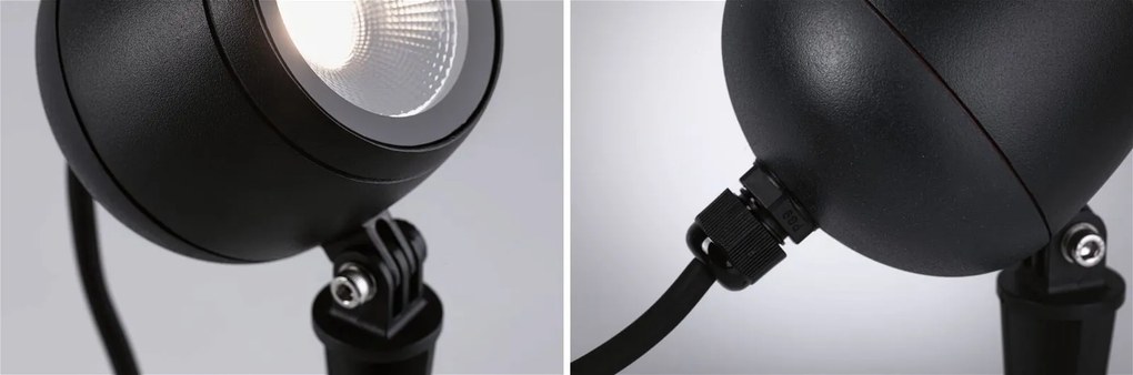 P 94777 LED bodové zahradní světlo Kikolo IP65 90mm 3000K 8W 230V 20° antracit hliník/umělá hmota - PAULMANN