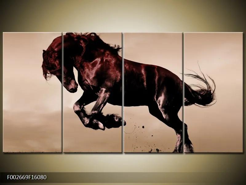 Obraz divokého koně  (160x80 cm), 40 dalších rozměrů