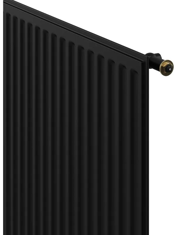 Mexen Hygiene CVH10, panelový radiátor 500 x 600 mm, spodní připojení, 318 W, černá, W610H-050-060-70