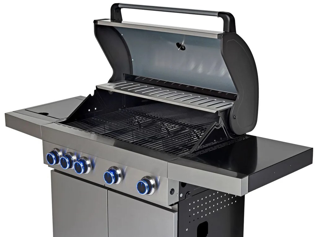 Grillstar Plynový gril Atlanta II 450, 4 hořáky, grilovací plocha: 73 × 41,5 cm, 17 kW