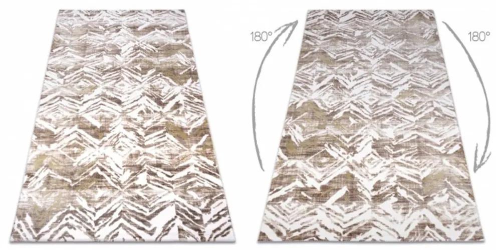 Luxusní kusový koberec akryl Foy béžový 2 80x300cm