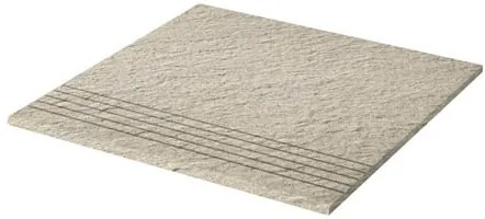 Schodovka Rako Taurus Granit tmavě béžová 30x30 cm protiskluz TCV34061.1